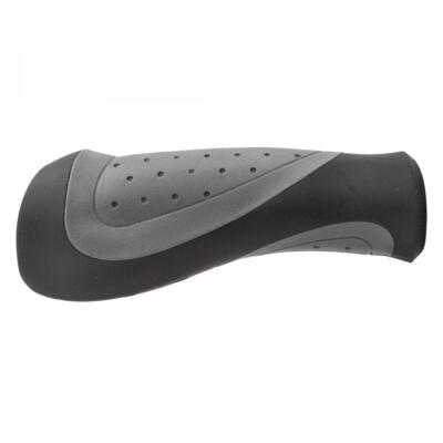 BIKE BICYCLE GRIPS ERGO FORM II 130mm GRAY / BLACK | eBay