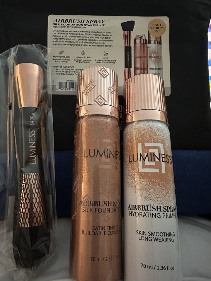 Luminesse Airbrush Foundation Starter Kit In Light Medium 030 | eBay