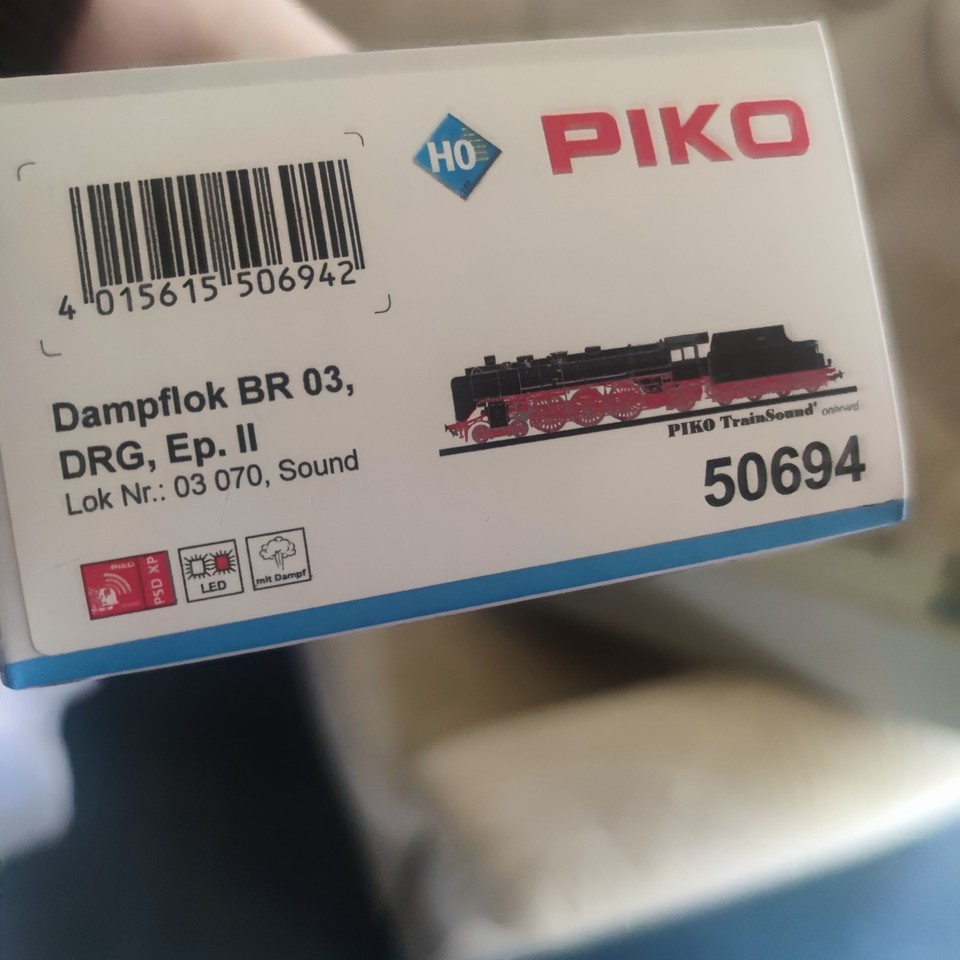 Piko 50694 Dampflok BR 03 DRG II Sound 1:87(H0) NEU/OVP | eBay.de