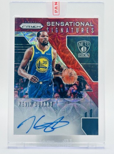 2019-2020 panini prizm sensational signatures Kevin Durant Autograph ️ ...
