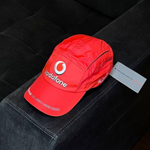 New Rare Vodafone McLaren Mercedes Fernando Alonso Hat Cap F1 Official ...