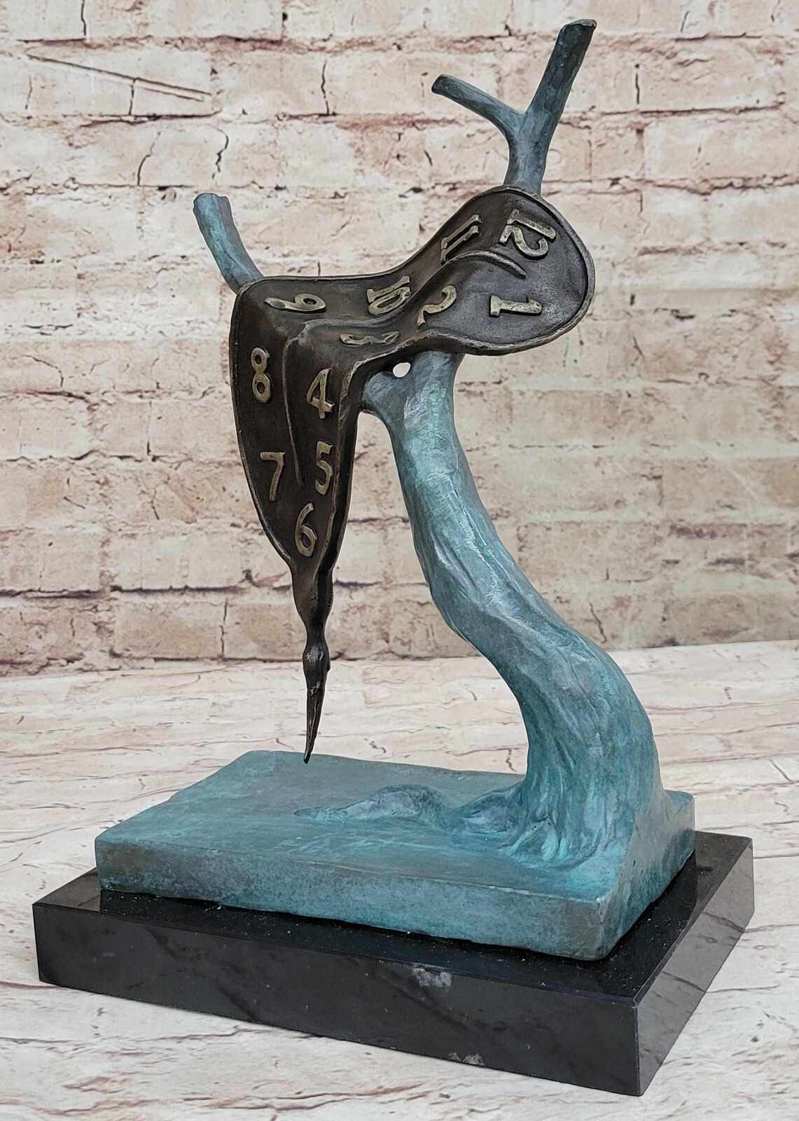 Salvador Dali "Profile of Time" Bronze Sculpture Handcrafted Museum ...