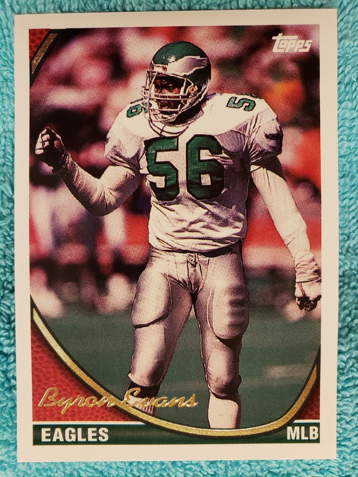 1994 TOPPS BYRON EVANS #640 PHILADELPHIA EAGLES | eBay