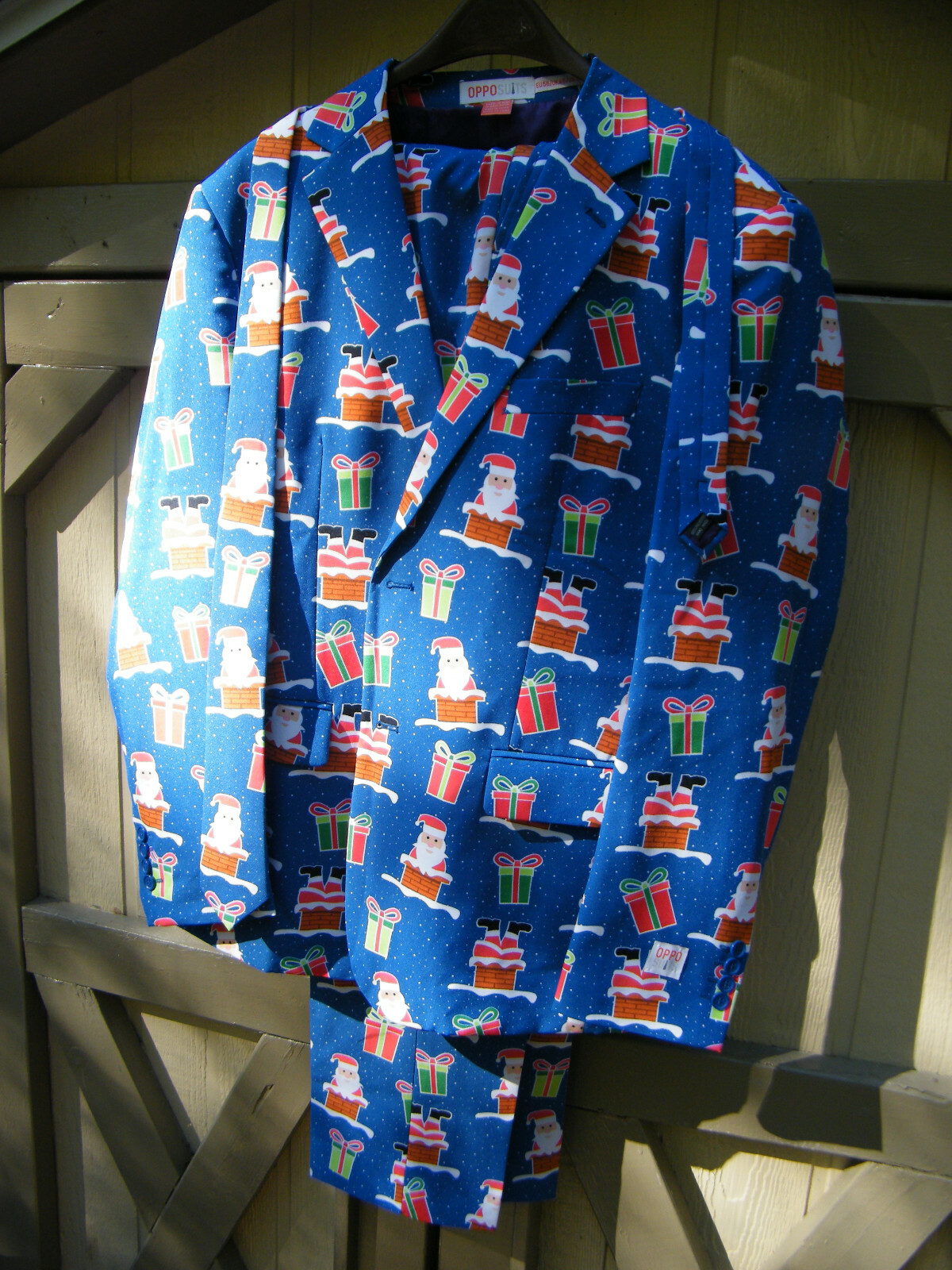 OppoSuits OPPO SUITS Santa Claus Christmas Suit Pants/Coat/Tie Size 46 ...