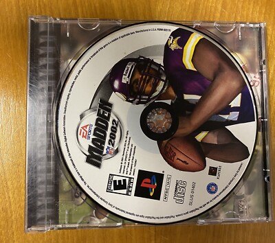 Madden NFL 2002 Sony PlayStation 1 2001 Video Game Tested PS1 ...