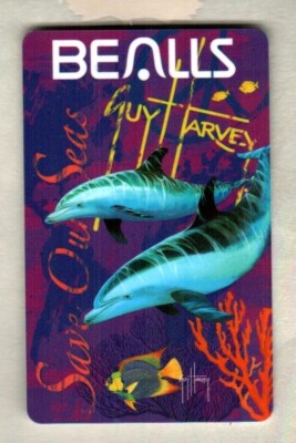 BEALLS Guy Harvey Ocean Foundation, Dolphins ( 2009 ) Gift Card ( $0 ...
