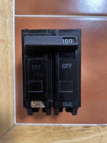 GE THQAL22100 (THQL21100) 100 Amp 2 P 120/240V Circuit Breaker Type ...
