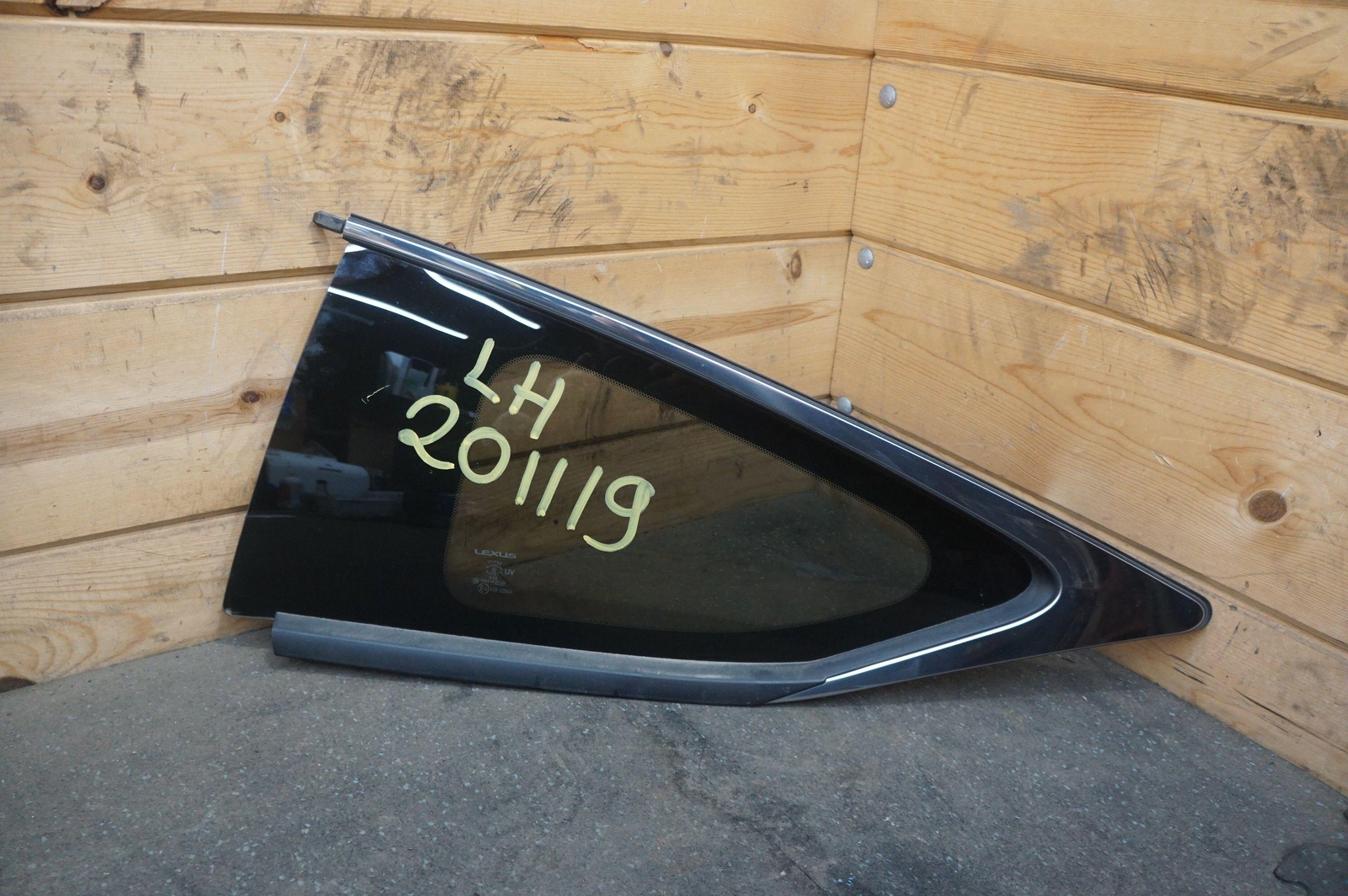 Left Rear Quarter Window Glass Chrome Strip Lexus Rcf Rc200 Rc300 Rc350 ...