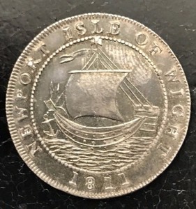 1811 Isle of Wight - Silver One Shilling Token - Very Rare!! | eBay
