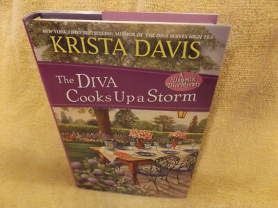 THE DIVA COOKS UP A STORM by Krista Davis 2018 hardcover & dust-jacket ...
