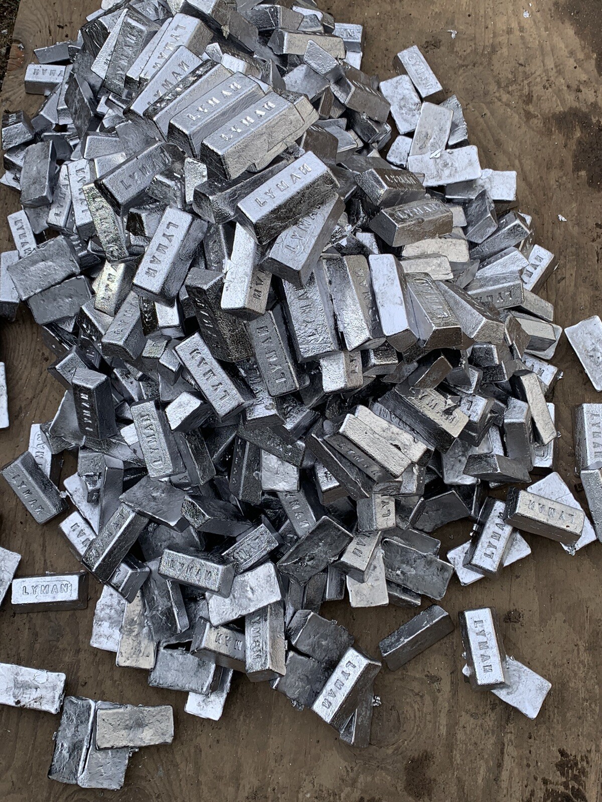 15 pounds clean fluxed soft lead fishing hunting sinkers bullets ingots ...