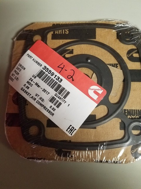 Cummins GASKET,AIR COMPRESSOR 3559133 | eBay