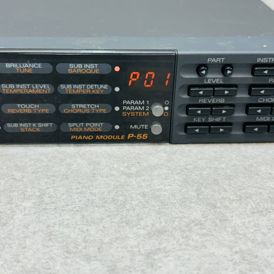 ROLAND P-55 SOUND Canvas Sound module Piano module - Simple operation ...