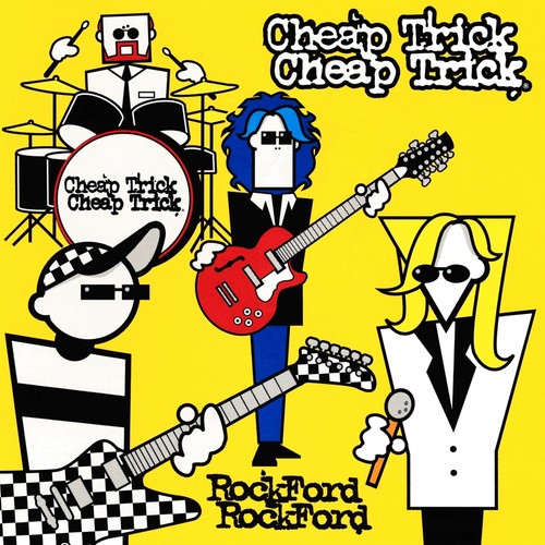 CHEAP TRICK Rockford BANNER 2x2 Ft Fabric Poster Tapestry Flag album ...