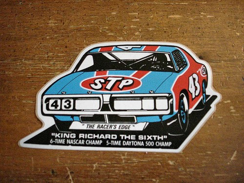 Vintage STP Sticker Featuring Richard Petty "King Richard the Sixth" | eBay