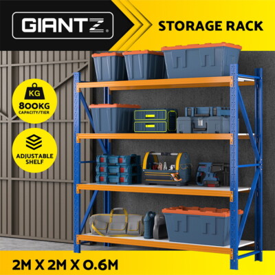 Giantz 2MX2M Garage Shelving Warehouse Rack Racking Pallet Storage ...