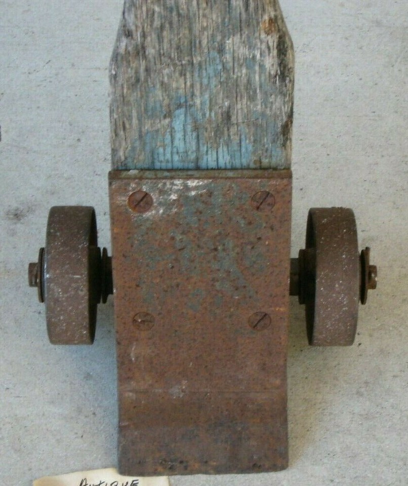 Antique Railroad Fairbanks & Co Pry / Johnson Bar Dolly Rail & Tie ...