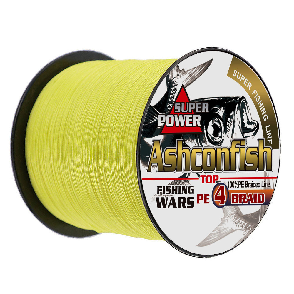 Ashconfish Pro 100m-2000m PE Dyneema Extreme Braided Fishing Line 6lbs ...