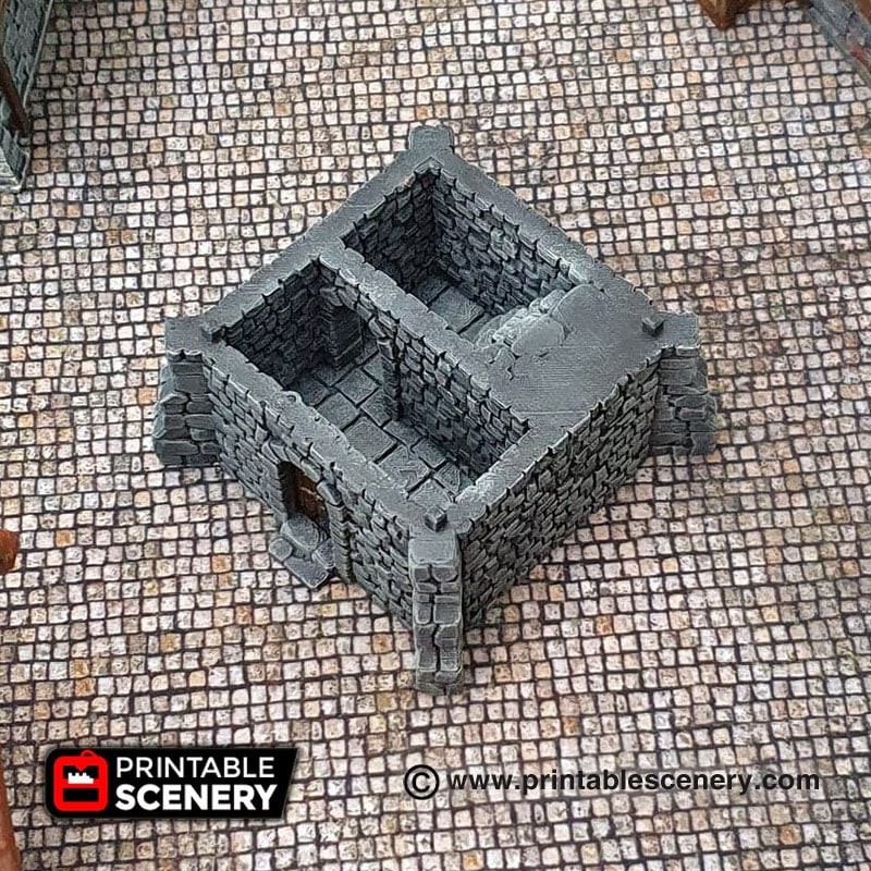 Winterdale Watchtower Tabletop Gaming Terrain 3D Print 10/15/20/28/32MM ...