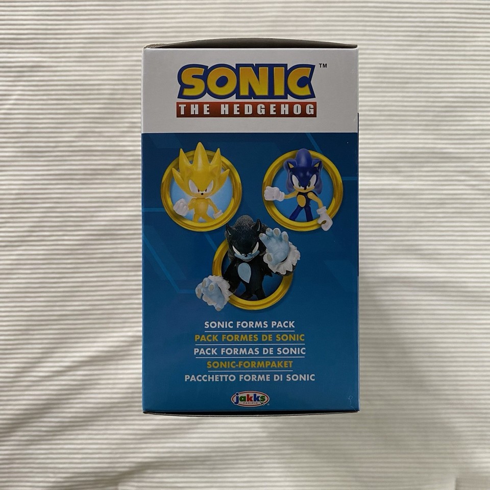 Sonic The Hedgehog Jakks Pacific 3-Pack Forms Werehog Soap Shoes Sonic ...