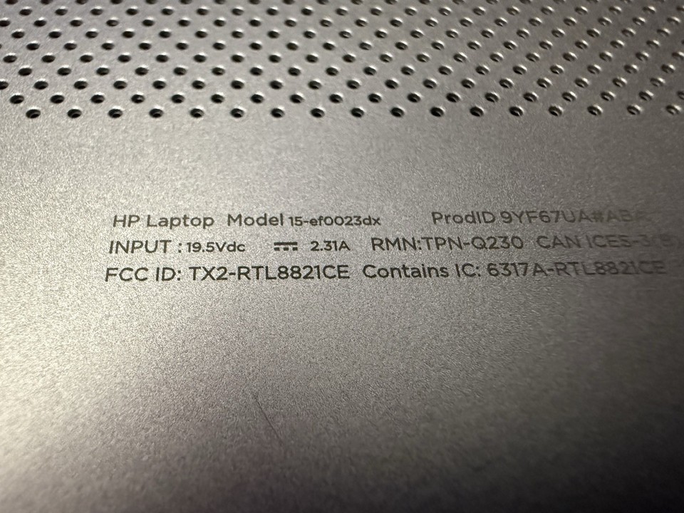 HP Model 15 -ef0023dx Touch screen Silver (Good condition) | eBay