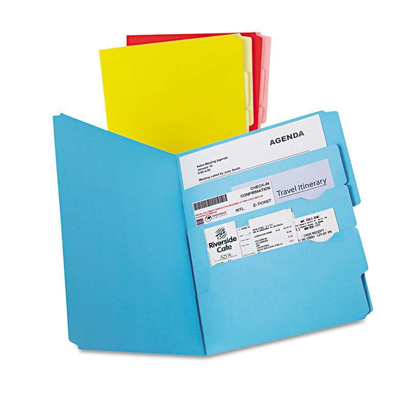 Pendaflex Divide it Up File Folder, Multi Section, 1/2 Cut Tab, Letter ...