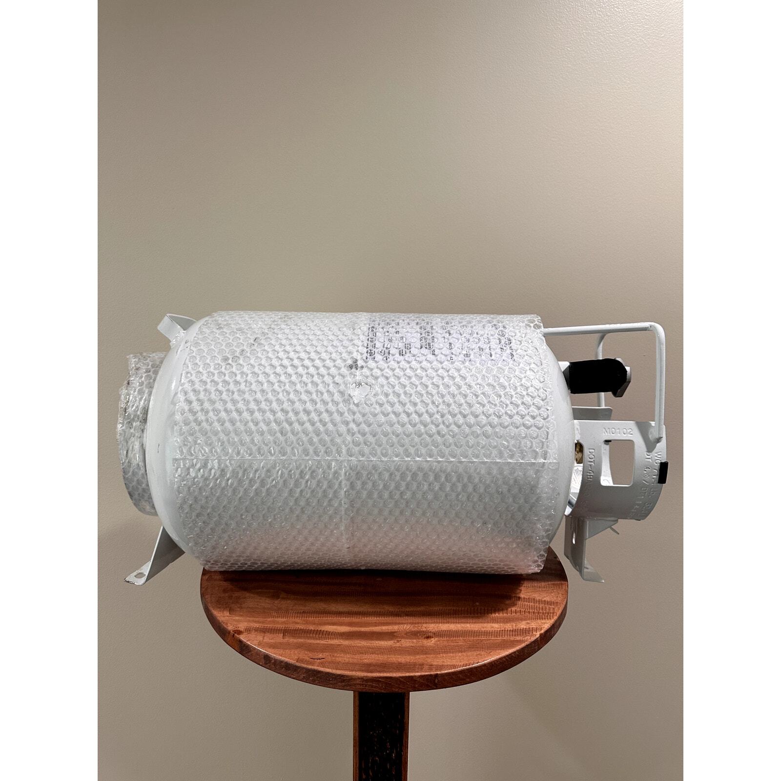 Flame King 30 lb Horizontal Propane Tank Refillable Cylinder OPD Valve ...