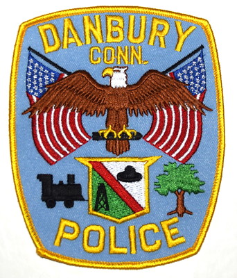 DANBURY CONNECTICUT CT Police Sheriff Patch RR RAILROAD TRAIN STEAM ...