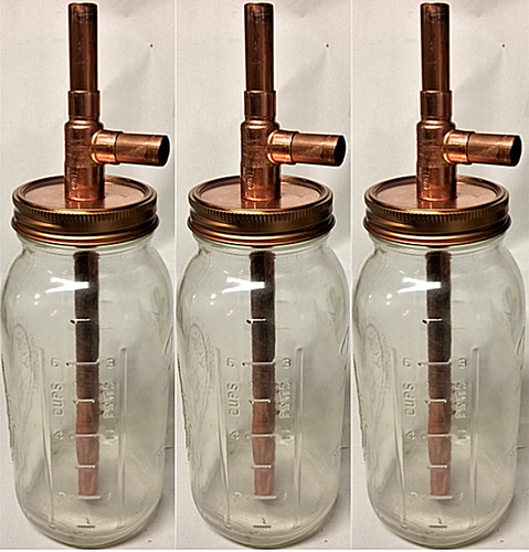 (3) Mason Jar Thumpers Wide Mouth Alcohol Distill Moonshine Thump Keg ...