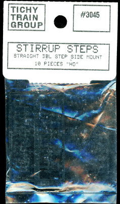 HO Tichy Train Group #3045 Stirrup Steps Straight DBL Bottom Mount 10 ...