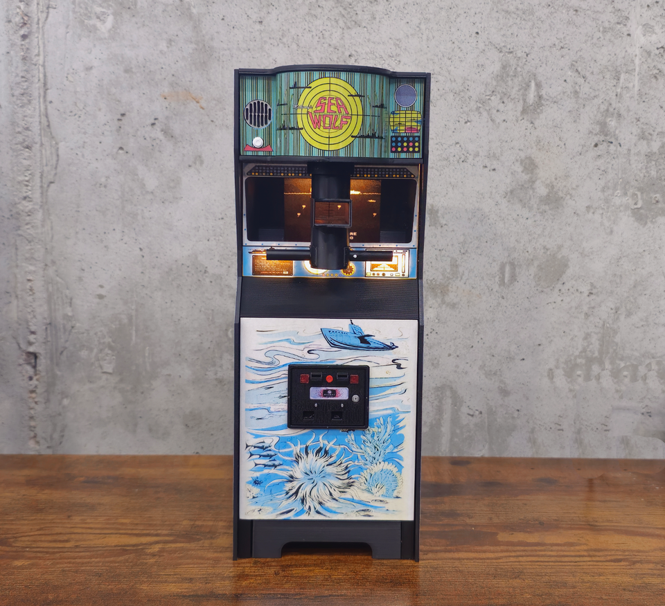 1:6 Scale 1976 Sea Wolf Arcade Display For 12" Figures / Replicade ...