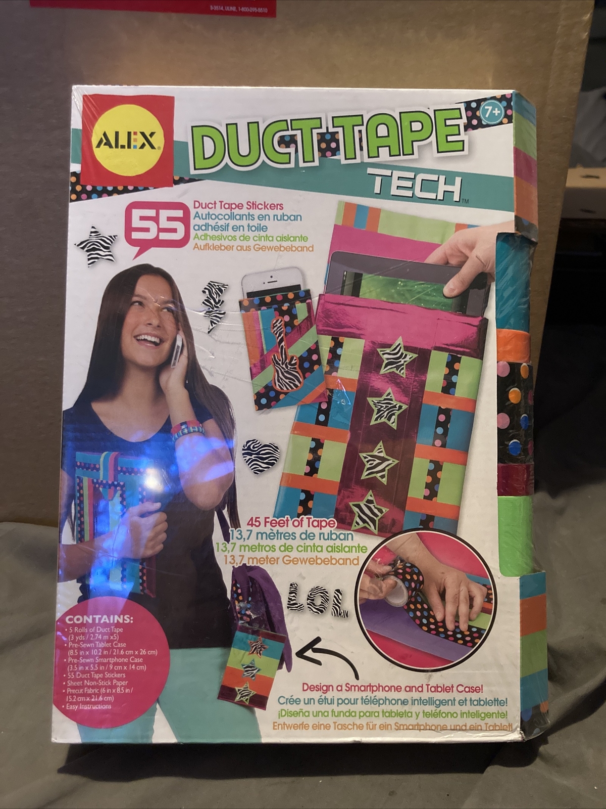 ALEX Toys Do-it-Yourself Wear Duct Tape Tech Kit - 45 Feet of Colorful ...