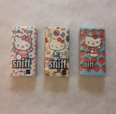 Sniff Tissues Hello Kitty Lot of 3 | eBay