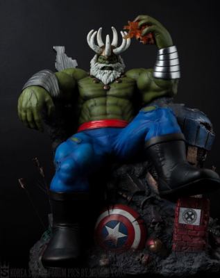 Authentic Maestro Hulk Throne Ex Statue Art / Nt XM SS Prime 1 Marvel ...