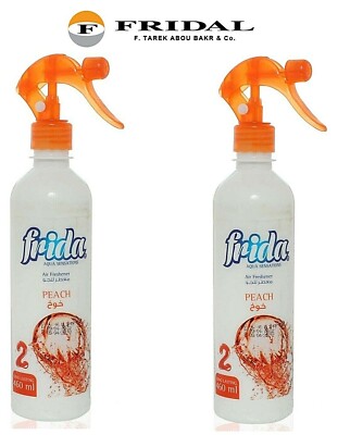 Farida Home Spray Air Freshener Spray, Peach 2 X 460 ml(16.2 fl.oz)Free ...