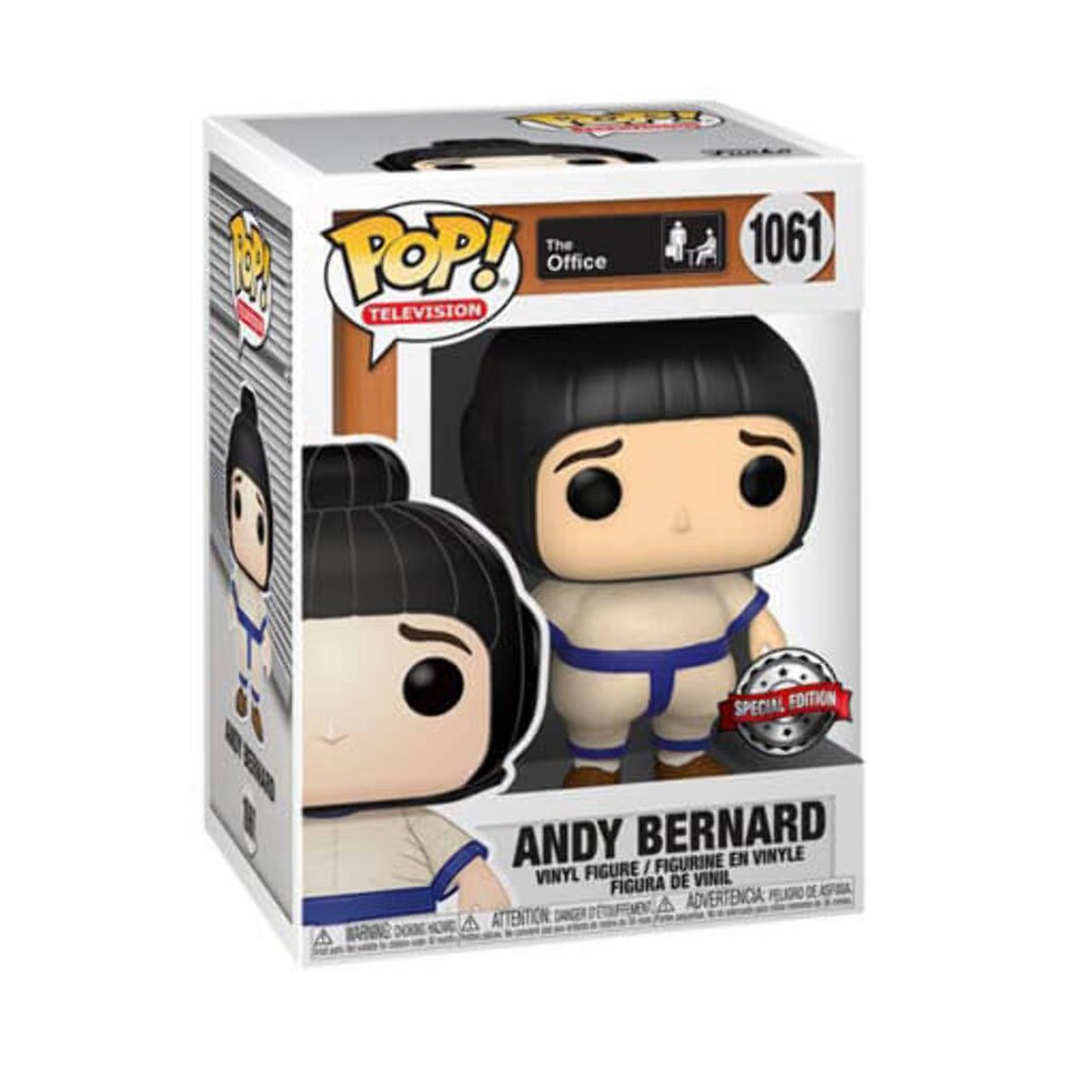 Highly Collectible The Office Andy in Sumo Suit US Exclusive Pop! Vinyl ...