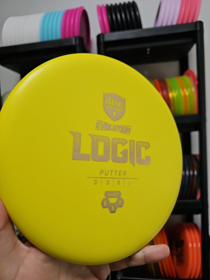 Discmania EVOLUTION Yellow 176g EXO Hard LOGIC putter disc Golf | eBay