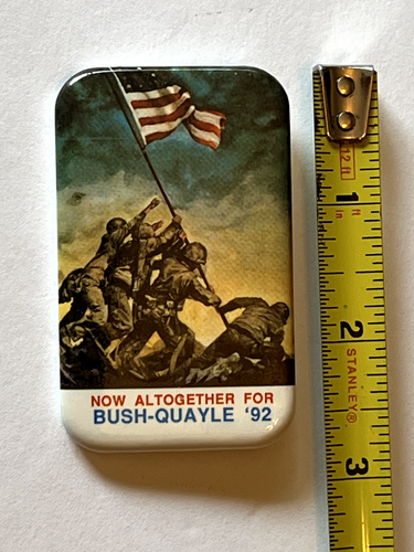 George Bush / Dan Quayle 1992 Vintage Campaign Button Pin | eBay