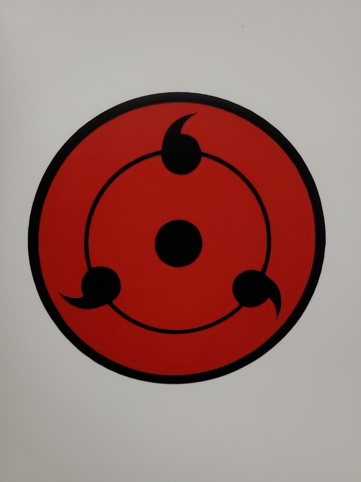 Sasuke Uchiha Sharingan Eye Naruto Sticker Vinyl Decal Windows/Laptop ...