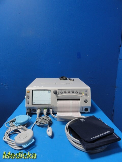 GE 250 Series 259A Maternal Fetal Monitor W/ US+Toco Transducer & Leads ...
