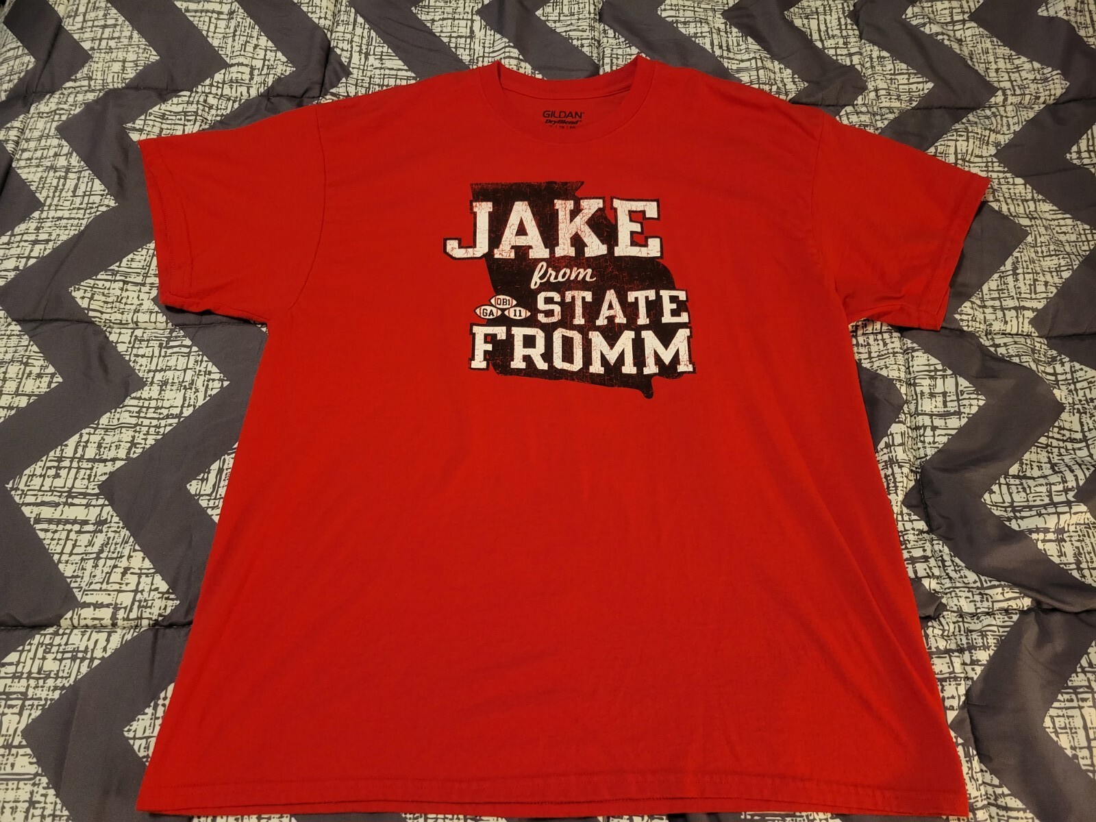 Jake Fromm Gildan T-shirt by Sportscrack.com - Gem