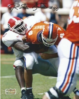 Robert Geathers Signed Classic Georgia Bulldogs 8x10 NCAA Photo ...