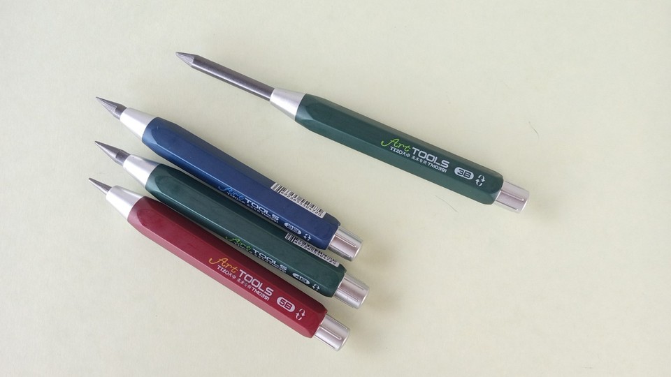 Lot 4 - 5.6mm Lead Holders Twist Mechanical Graphite Pencil lightweight ...