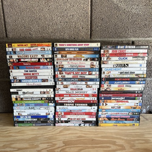 Lot of 86 Assorted Movies DVD Comedy Action Romance Wholesale Bulk DVDs ...