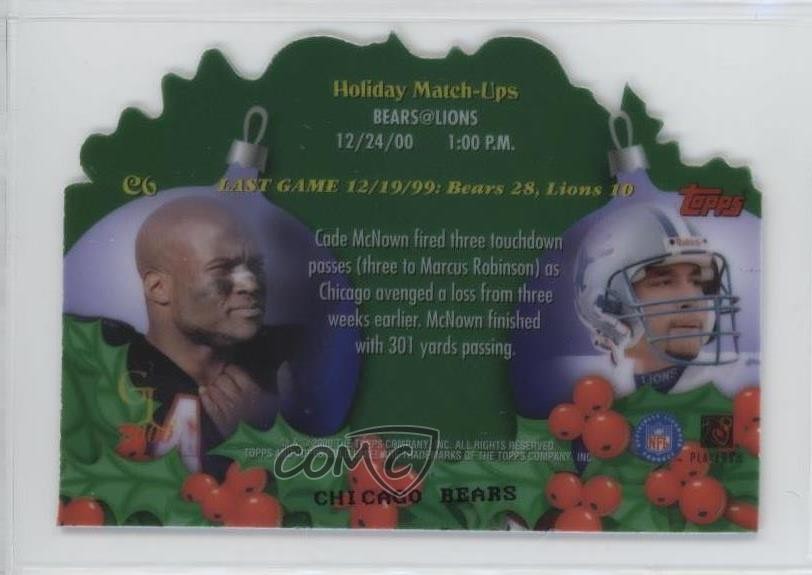 2000 Topps Gold Label Holiday Match-Ups Winter Curtis Enis Charlie ...