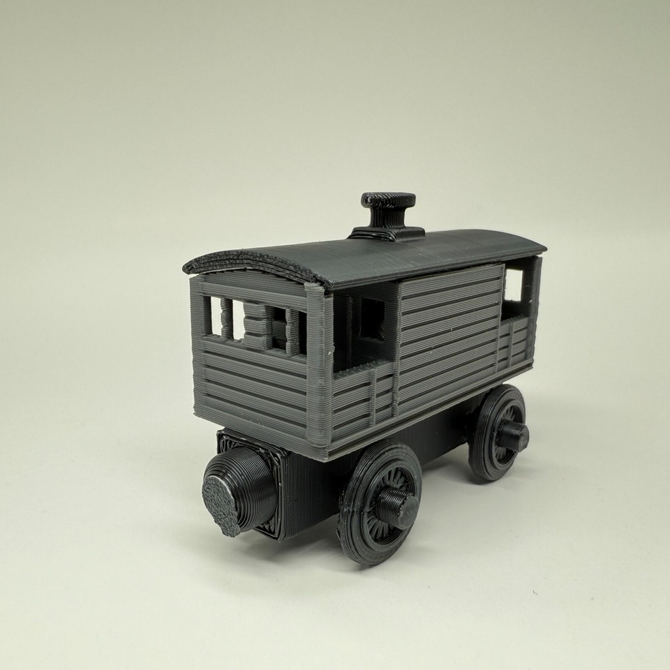 Wooden Railway Compatible Breakvan Caboose Train Custom Made Thomas ...