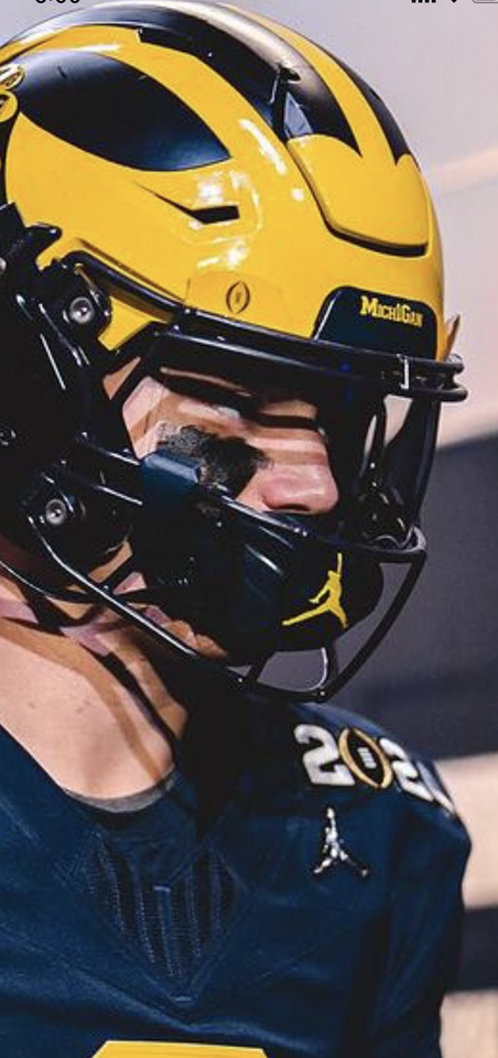 2024 Michigan Football Helmet Visor Decals - CFP Championship | eBay