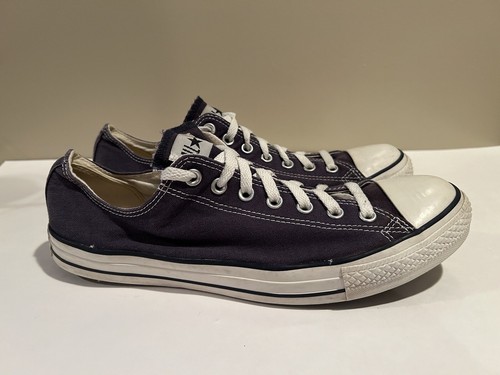 CONVERSE All Star Chuck Taylor Low Ox Navy Denim Shoes M9697 Sz M 11 W ...