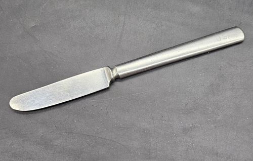 US Army Mess Hall Butter Knife Silco Stainless Steel WWII WW2 Utensil ...