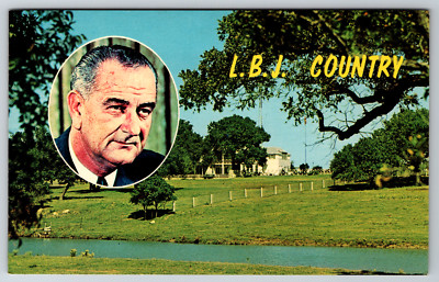 c1950s LBJ Ranch Texas White House Stonewall Vintage Postcard | eBay